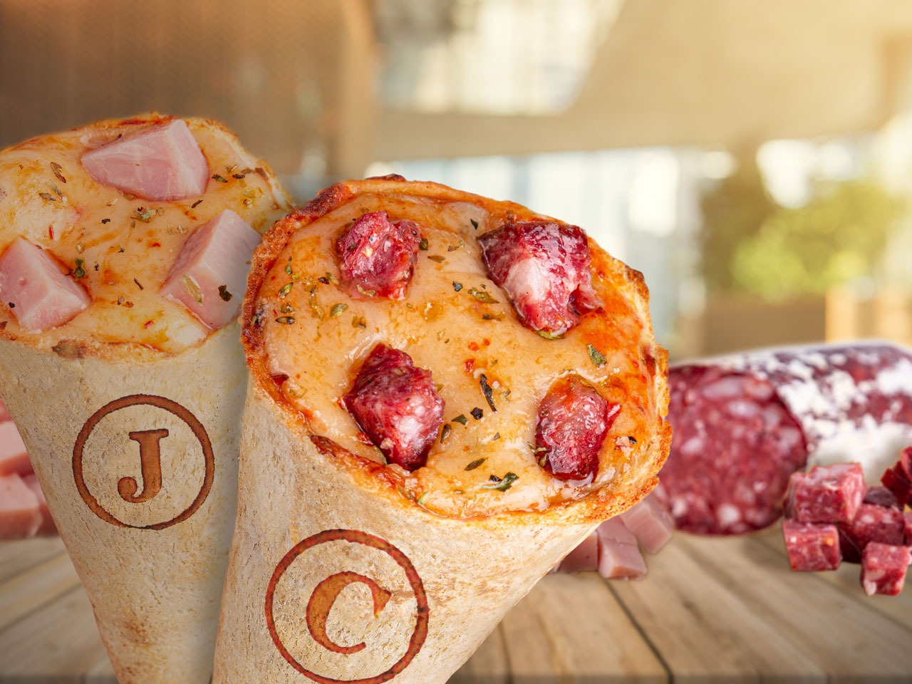 Pizza en cono congelada, listas para hornear – Rincon Bon Vivant