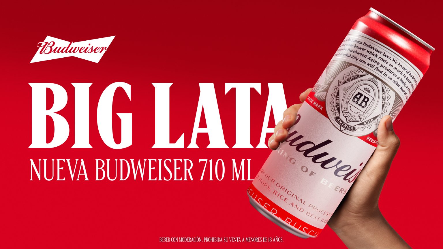 Budweiser presenta su “Big Lata” de 710cc – Rincon Bon Vivant